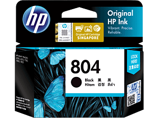 HP 804 Black Original Ink Cartridge (T6N10AA) - Shop HP.com Singapore