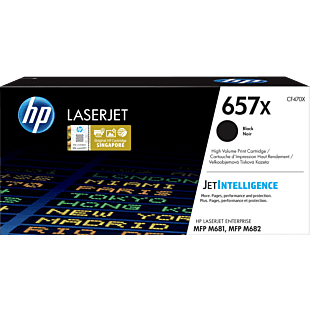 HP 657X High Yield Black Original LaserJet Toner Cartridge - Shop HP ...