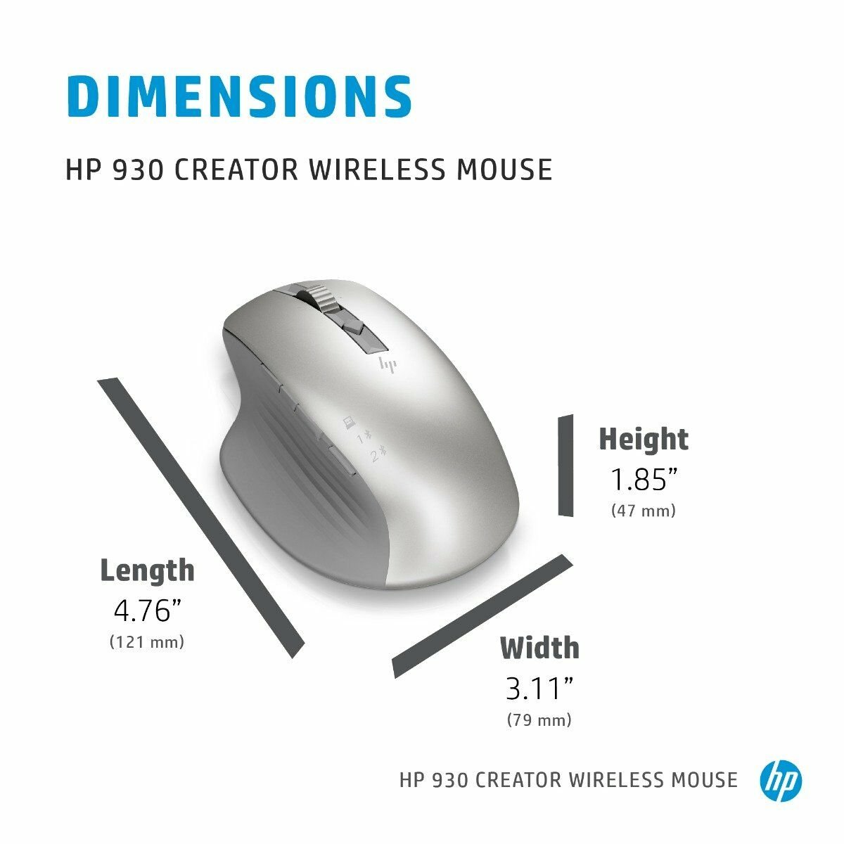 HP 930 Creator Wireless Mouse 1D0K9AA Packard SA (Pty) Ltd | HP | Dell ...