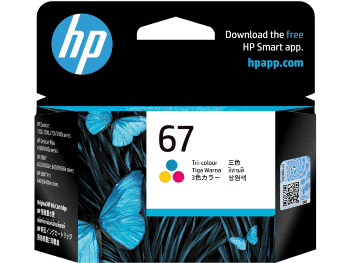 HP 67 Tri-color Original Ink Cartridge (3YM55AA) - Shop HP.com Singapore