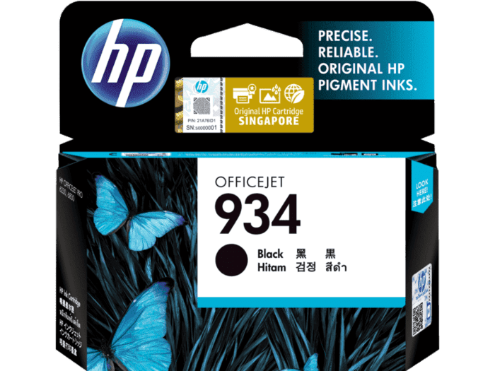 HP 934 Black Original Ink Cartridge (C2P19AA) - Shop HP.com Singapore