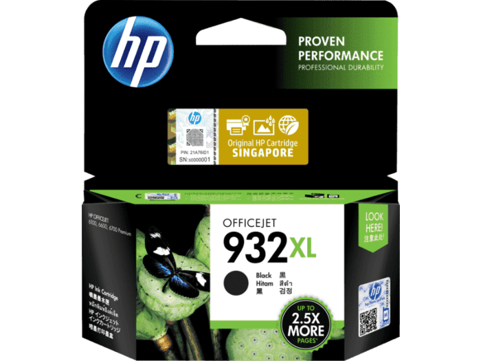 HP 932XL High Yield Black Original Ink Cartridge (CN053AA) - Shop HP ...