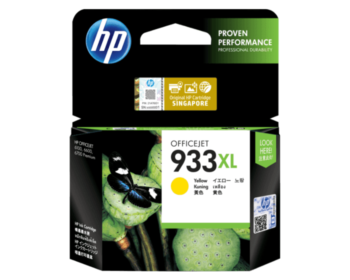 HP 933XL High Yield Yellow Original Ink Cartridge | HP Store Singapore