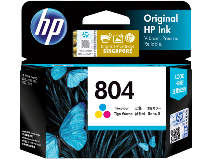 HP 804 Tri-color Original Ink Cartridge (T6N09AA) - Shop HP.com Singapore