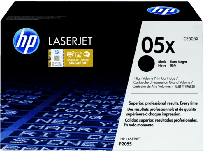 HP 05X High Yield Black Original LaserJet Toner Cartridge - Shop HP.com ...