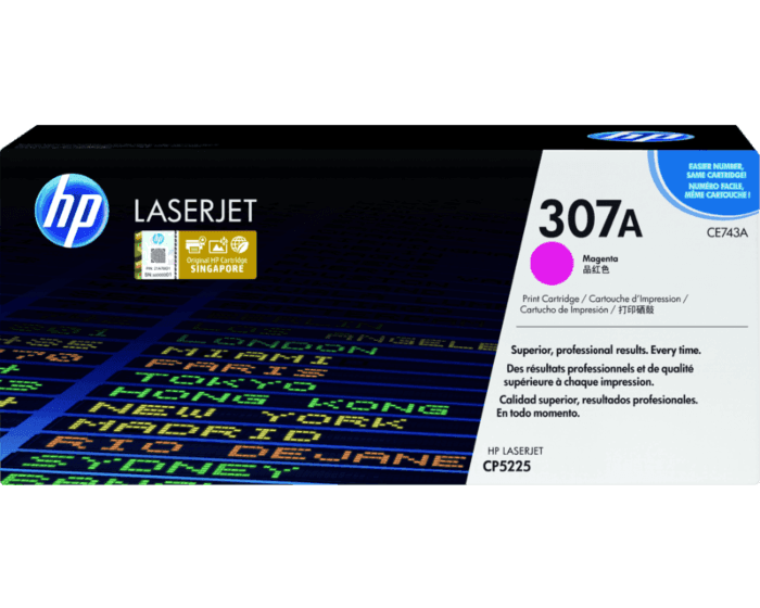 HP 307A Magenta Original LaserJet Toner Cartridge (CE743A) - Shop HP ...