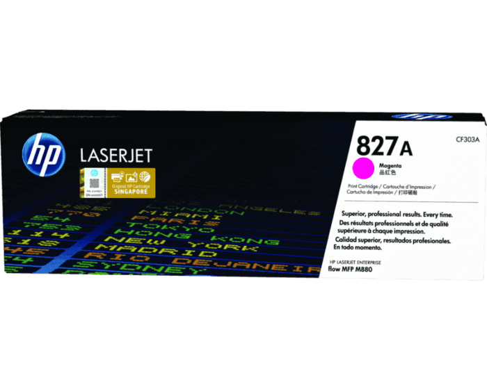 HP 827A Magenta Original LaserJet Toner Cartridge (CF303A) - Shop HP ...